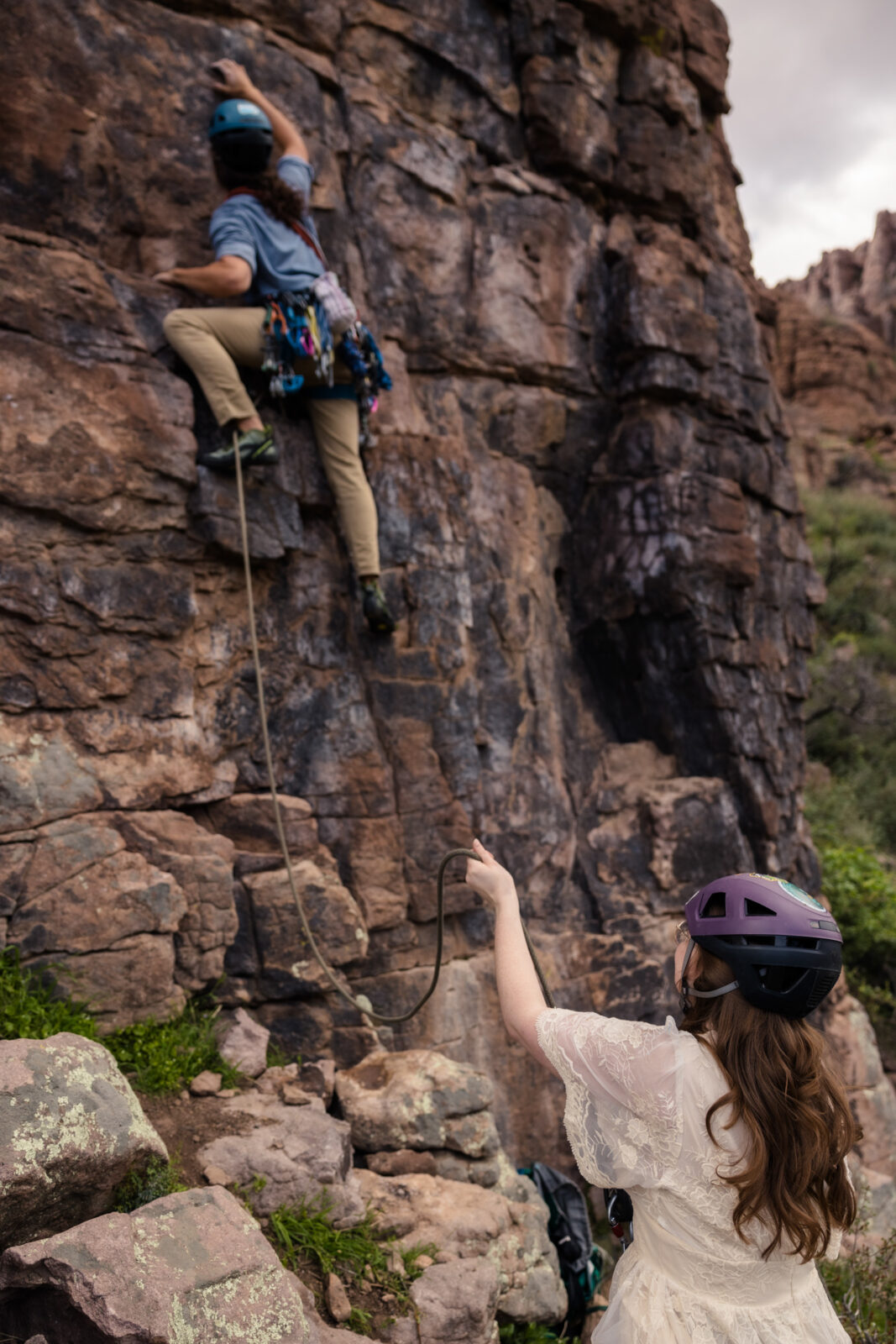 Rock Climbing Wedding Guide - Rock Climb on Your Elopement Day!